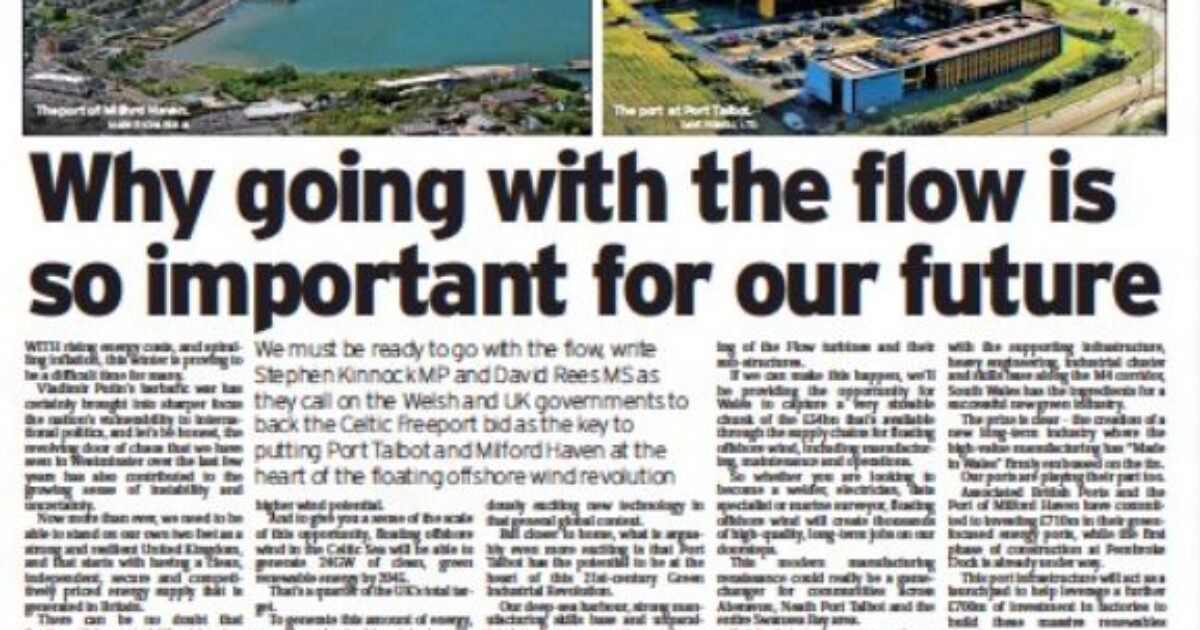 We Must Be Ready To Go With The FLOW - Stephen Kinnock - Labour MP for ...